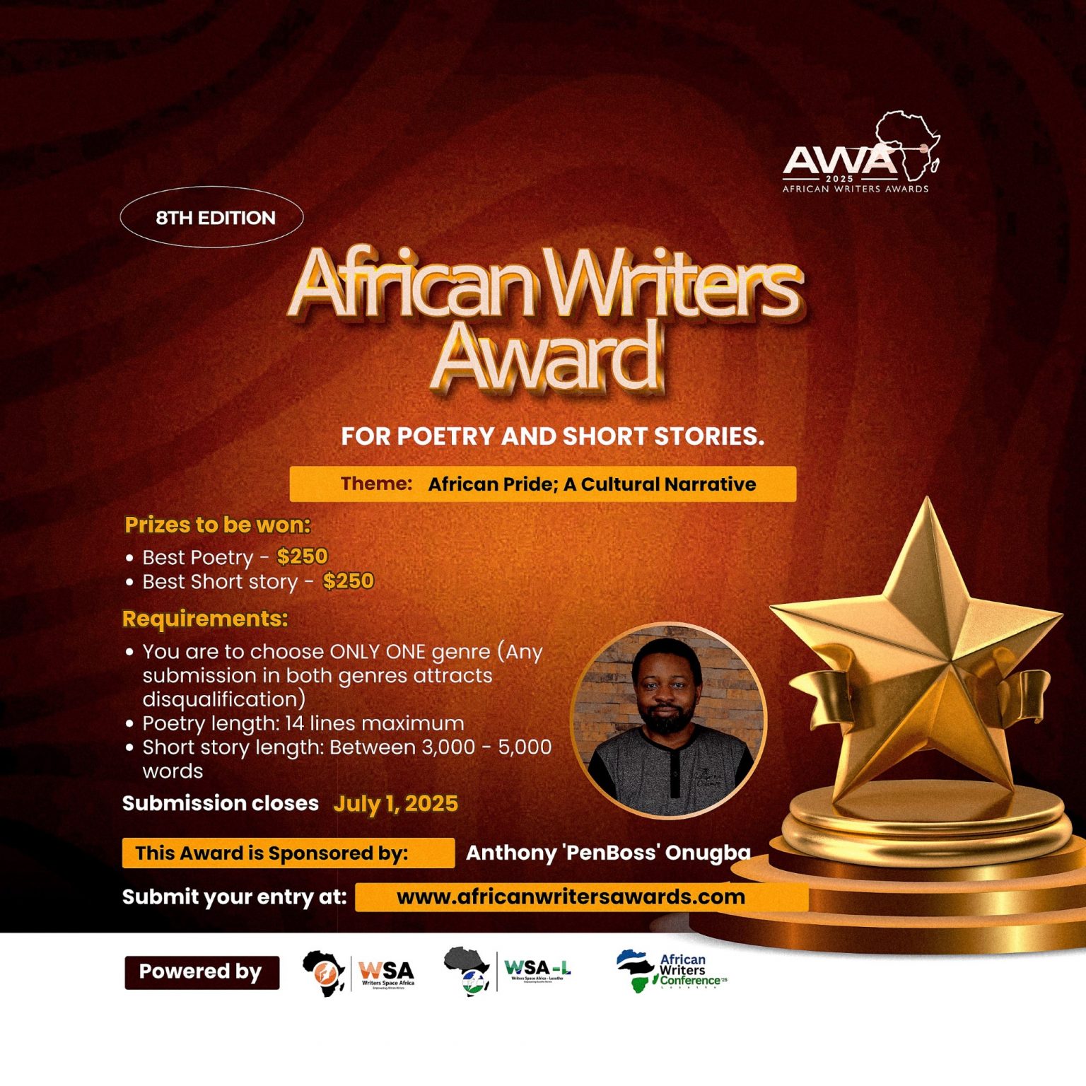 African Writers Awards | How to Submit - Creative Writing News