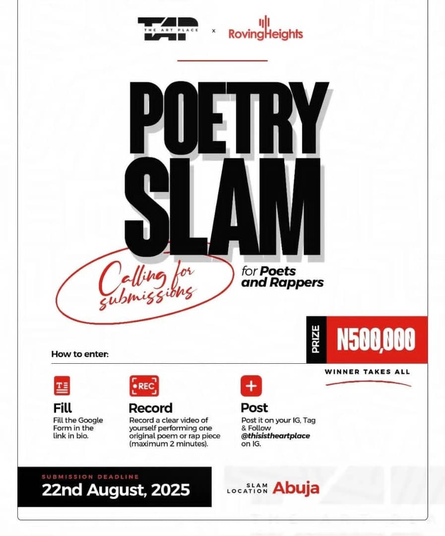 Poetry Slam, Abuja: Winner Takes Home ₦500,000 - Creative Writing News